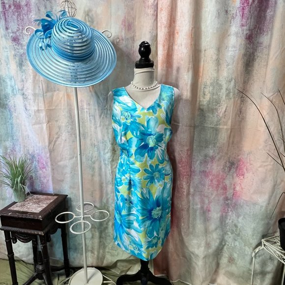 Expressions | Dresses | Vtgexpressions Shimmering Watercolor Blue Green ...